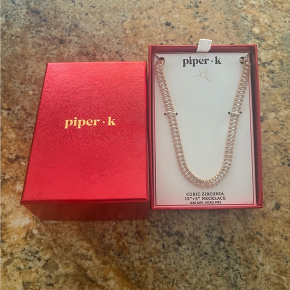 Piper K | Jewelry | New Piper K Baguette Necklace | Poshmark